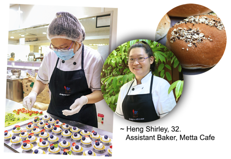 Shirley Heng, from a junior apprentice to Assistant Baker at Metta Café - Metta Welfare Association