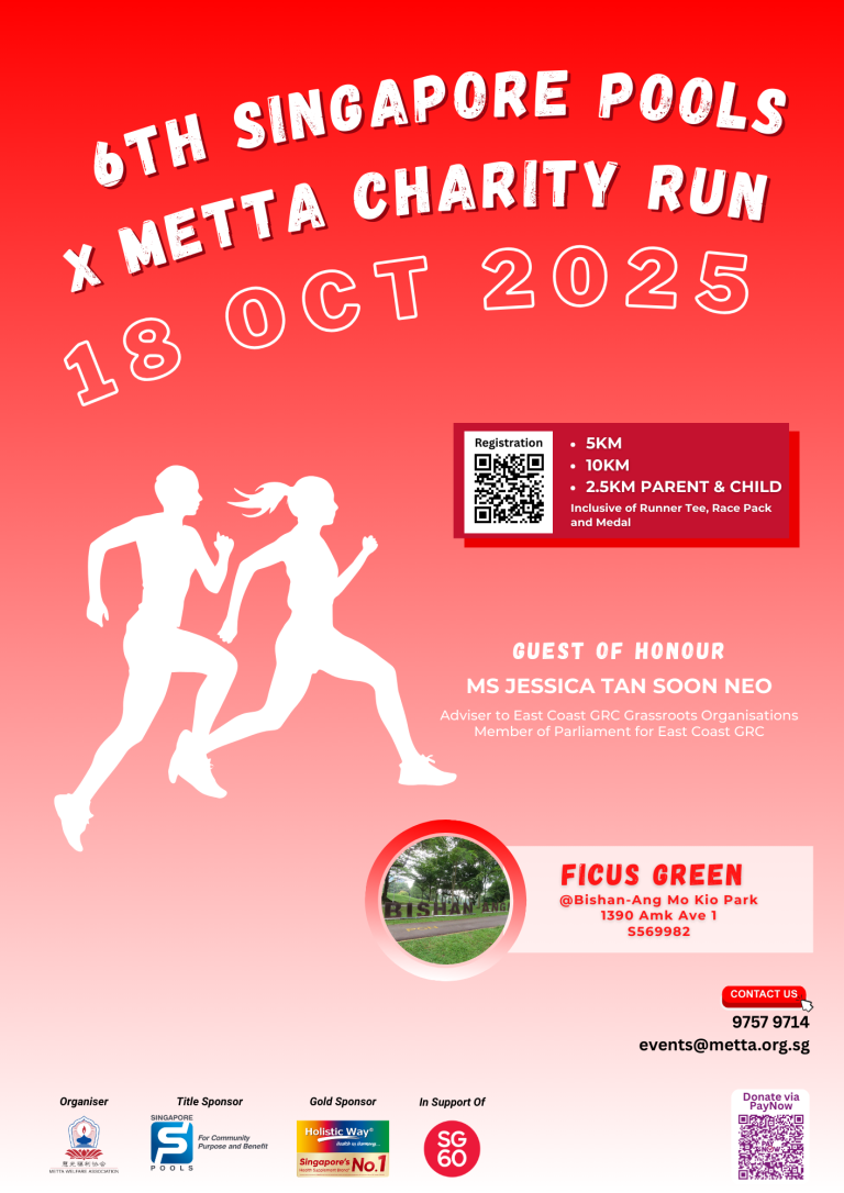 Singapore Pools x Metta Charity Run - Metta Welfare Association